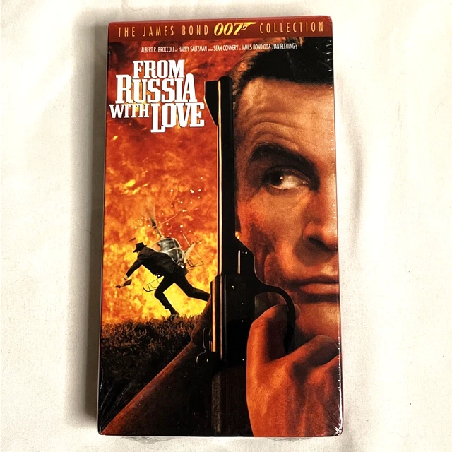 FROM RUSSIA WITH Love VHS Sean Connery Spy Action James Bond 007 Sealed ...