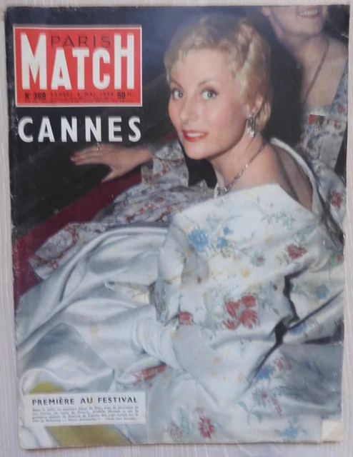 REVUE VINTAGE PARIS Match n° 369 de Mai 1956 CANNES EUR 6,50 - PicClick FR