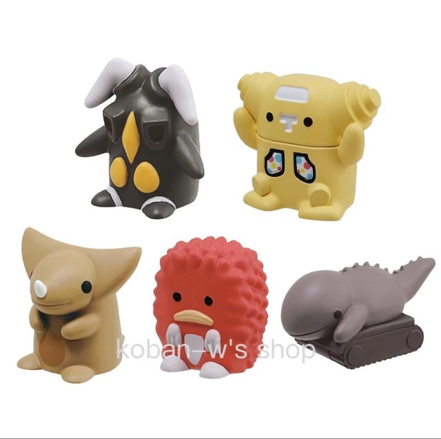 GACHA CAPSULE TOY All 5 types Complete Narabundesu Capsule Toy Gacha ...
