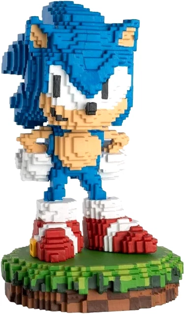 FIGURINE SONIC PIXEL 16 Bit The Hedgehog Classic Collection Sega ...