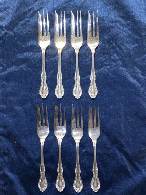 VINTAGE MAPPIN AND Webb Mappin Plate Silver Fork Set of 8 $25.00 ...
