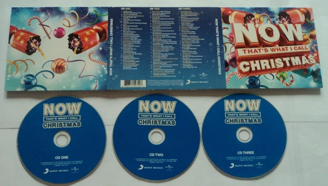 3 CD SET Now That's What I Call Christmas Band Aid Pogues Fairytale Of ...