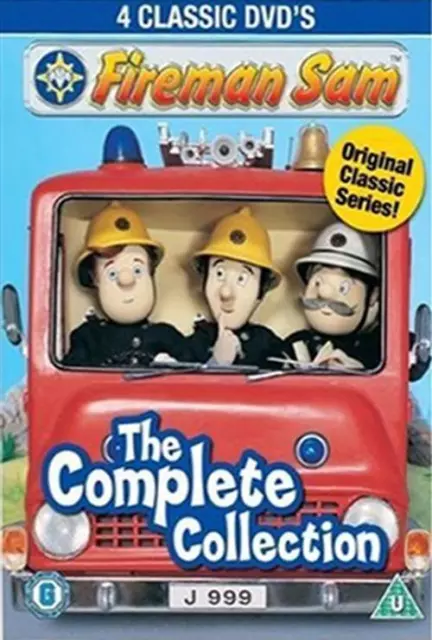 FIREMAN SAM THE Complete Collection Series 1-4 Box Set 4 DVD Discs ...