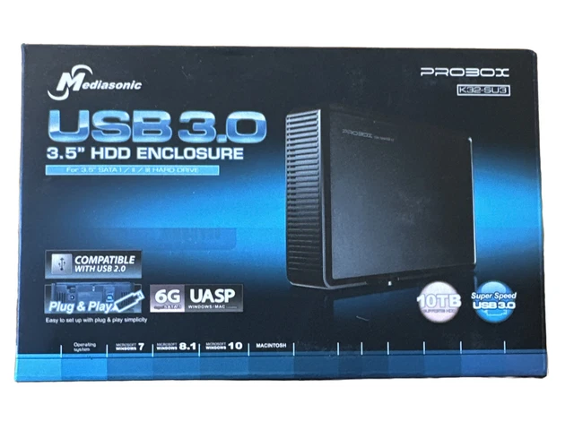 MEDIASONIC PROBOX K32-SU3 custodia disco rigido SATA 3,5" - USB 3.0 EUR ...