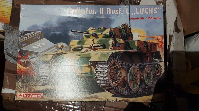 TECHMOD 1/35 PZKPFW II Ausf.l Luchs Panzer Modellbausatz EUR 17,77 ...