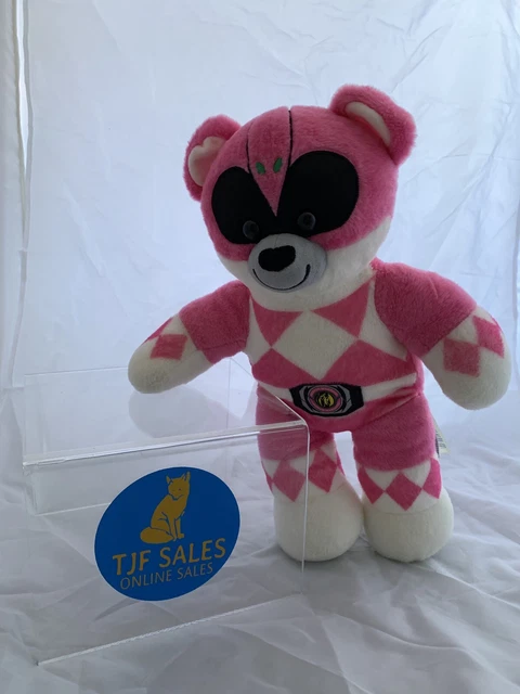 BUILD A BEAR Pink Power Ranger Bear Soft Plush Toy 16” £14.99 - PicClick UK