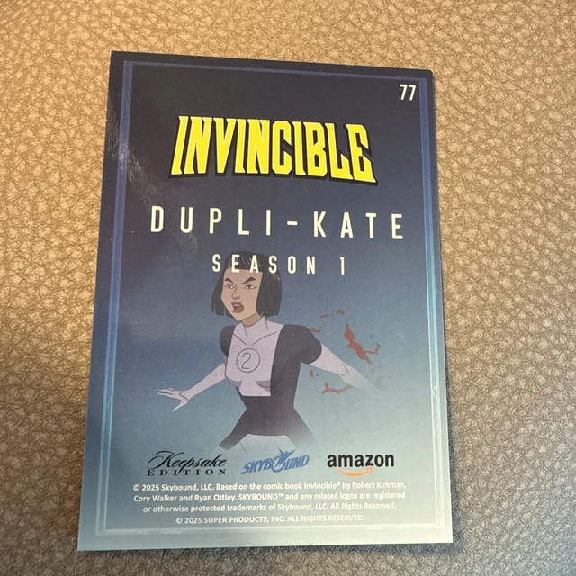 2025 KEEPSAKE INVINCIBLE #77 - Invincible -Dupli - Kate - Season 1 £1. ...