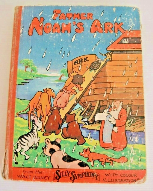 FATHER NOAH'S ARK Walt Disney Silly Symphony H/C Brin Brothers London ...