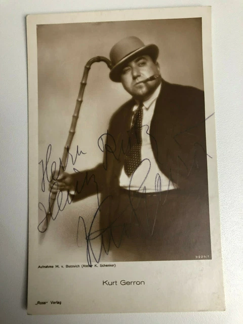 KURT GERRON SCHAUSPIELER Regisseur Sänger Von den Nazis verfolgt und ...