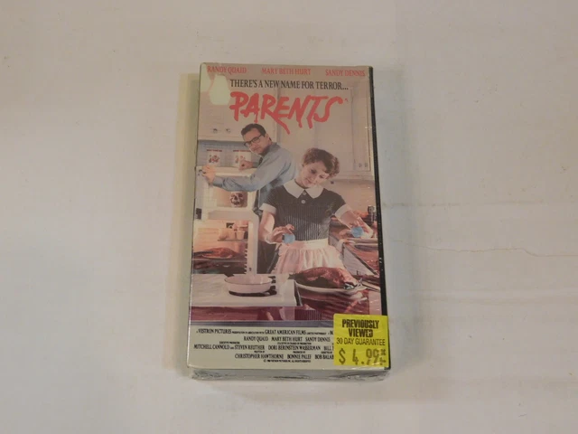 PARENTS VHS 1989 Vestron Video 80s Cannibal Randy Quaid Previewed ...