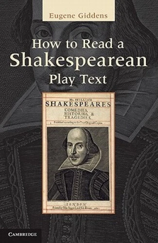 HOW TO READ a Shakespearean Play Text by Eugene Giddens £58.86 ...