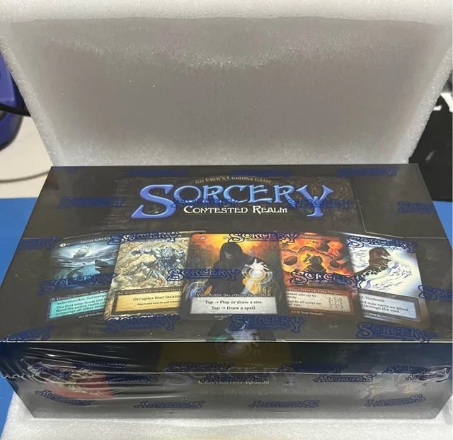 SORCERY CONTESTED REALM TCG Alpha Booster Box SEALED Kickstarter $1,599 ...
