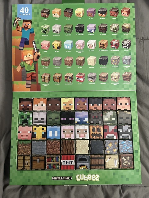 [FULL SET] WOOLWORTHS BigW 2025 Minecraft Cubeez Collectors Case ...