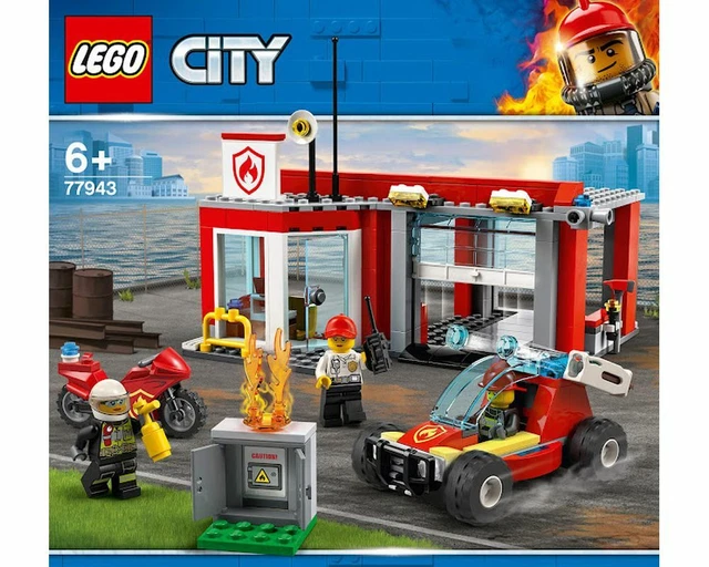 LEGO 77943 CITY Fire Station Plus Buggy & Motorrad Spielset 239 Stück ...
