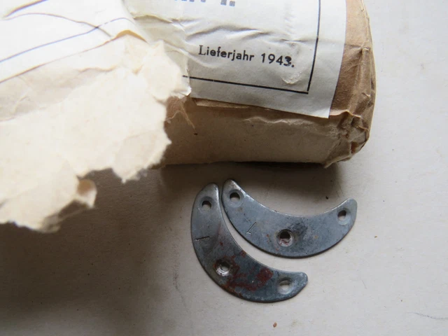 WW2 ORIGINAL GERMAN march boot toe plates dated 1943 package £5.92 ...