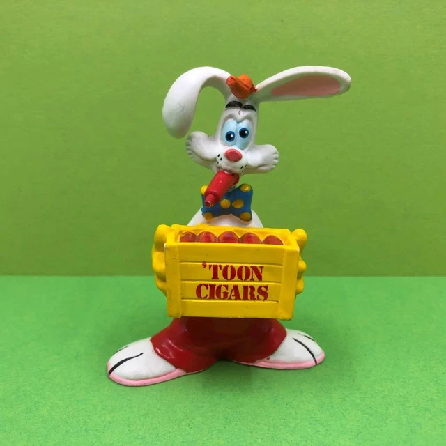 RARE DISNEY WHO Framed Roger Rabbit Toon Town Cigars PVC Figure Toy ...