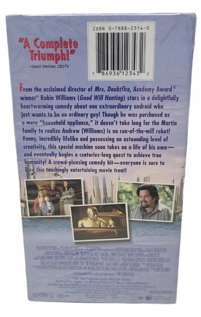 BICENTENNIAL MAN (VHS) Robin Williams £4.20 - PicClick UK