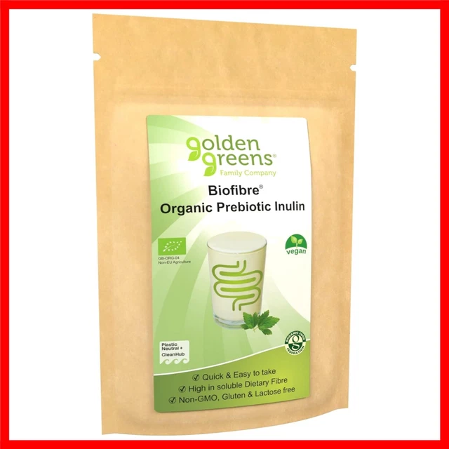 100% PURE INULIN Fibre Powder from Organic Agave - 250g for Digestive ...