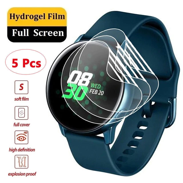 SCREEN PROTECTOR FOR Samsung Galaxy Watch Classic Active 2 3 4 TPU ...