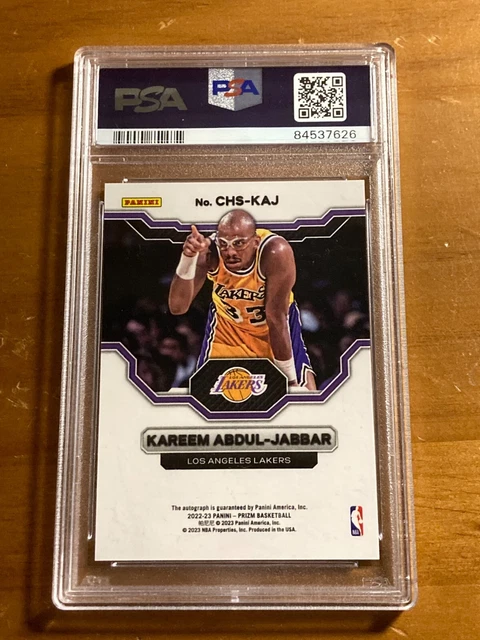 2022-23 PANINI PRIZM KAREEM ABDUL-JABBAR Champion Signatures Auto #CHS-KAJ PSA 8 EUR 1,16 ...