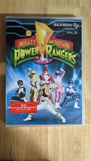 MIGHTY MORPHIN POWER Rangers: Season 2 Volume 2 [New DVD] $22.00 ...