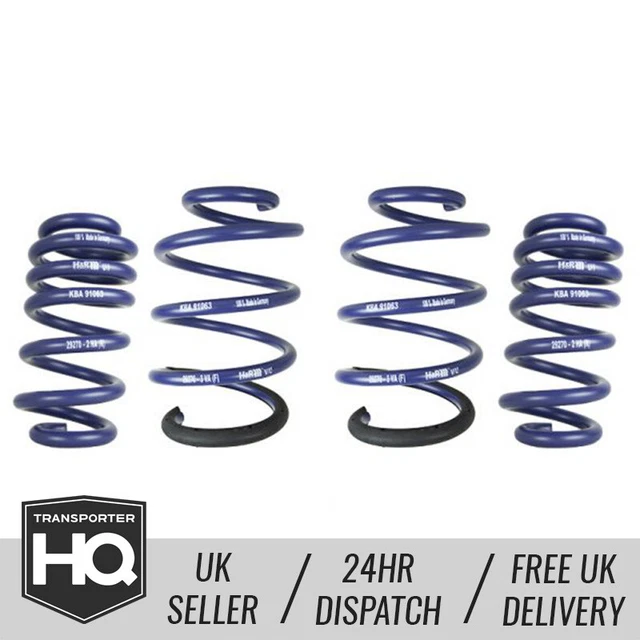 VW T6.1 H&R 35mm Lowering Springs FRONT UP TO 1710KG OR REAR UP TO 1720 ...