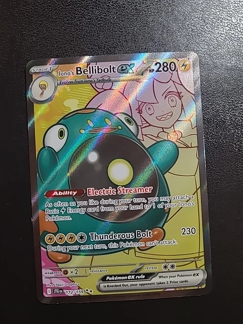 IONOS BELLIBOLT EX 172/159 Pokemon SV09 Journey Together Ultra Rare ...