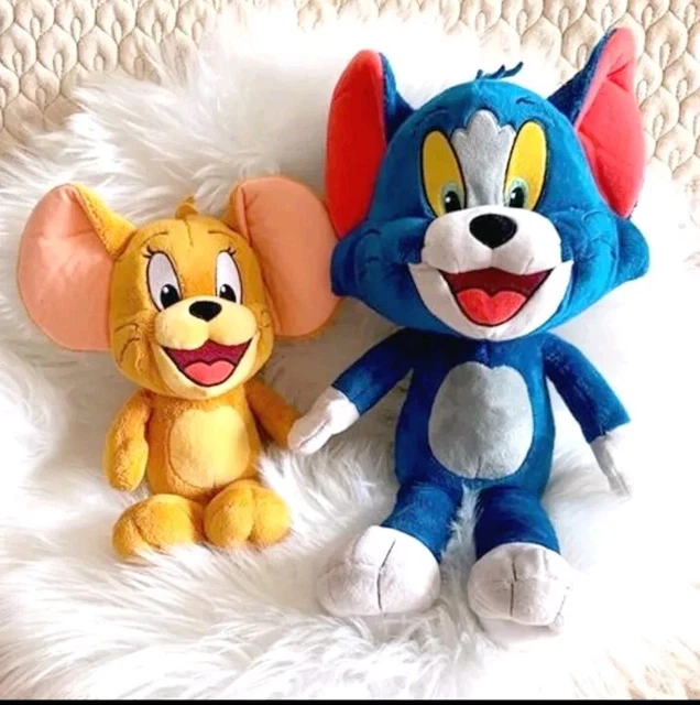 TOM AND JERRY Stuffed Plush Toy Cartoon Movie Figure Toys Tom 32cms Jerry 23cms £26.68 - PicClick UK