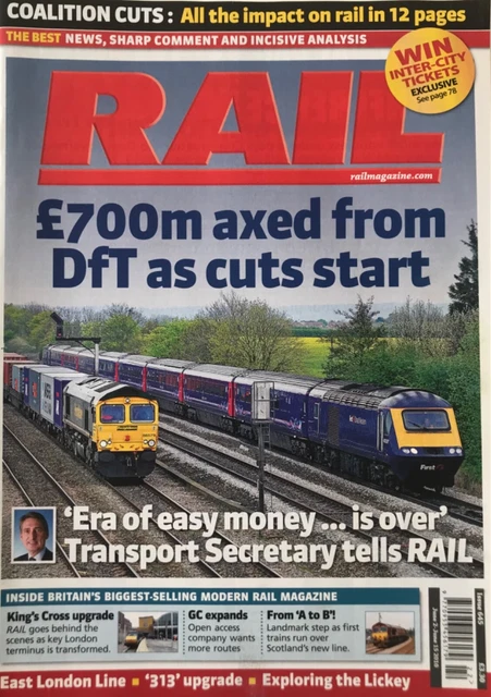 BACK ISSUE: RAIL magazine: No. 645: 2010-06: June: Ian Allen. £1.25 ... BACK ISSUE: RAIL magazine: No. 645: 2010-06: June: Ian Allen. £1.25 ...
