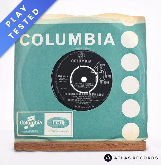 TEDDY JOHNSON - The Girls That Boys Dream About - 7" Vinyl Record - VG+ ...