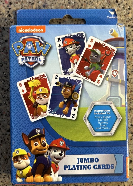NICKELODEON PAW PATROL Jumbo Playing Cards $2.50 - PicClick