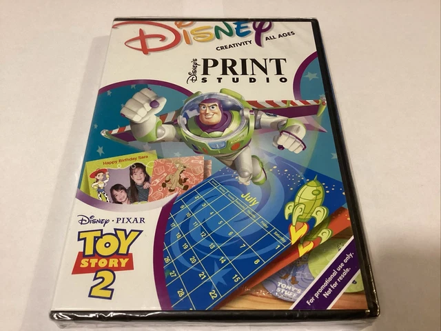 DISNEY’S/PIXAR’S TOY STORY 2 Print Studio (PC CD-ROM) NEW - FREE UK ...
