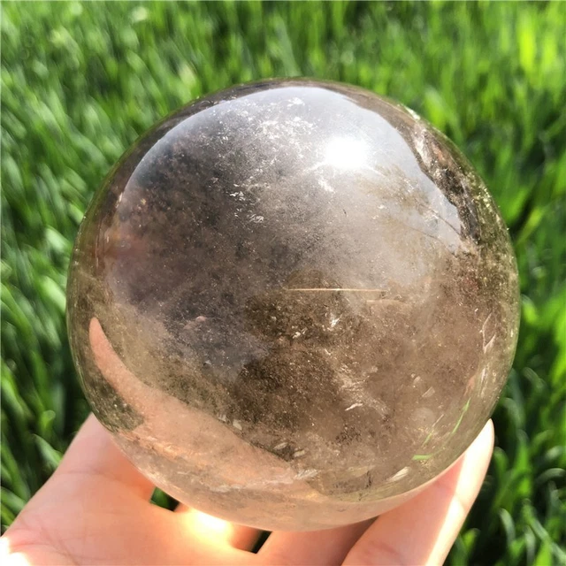 0.92KG NATURAL SMOKY crystal Ball Quartz Crystal Sphere Reiki EUR 103 ...
