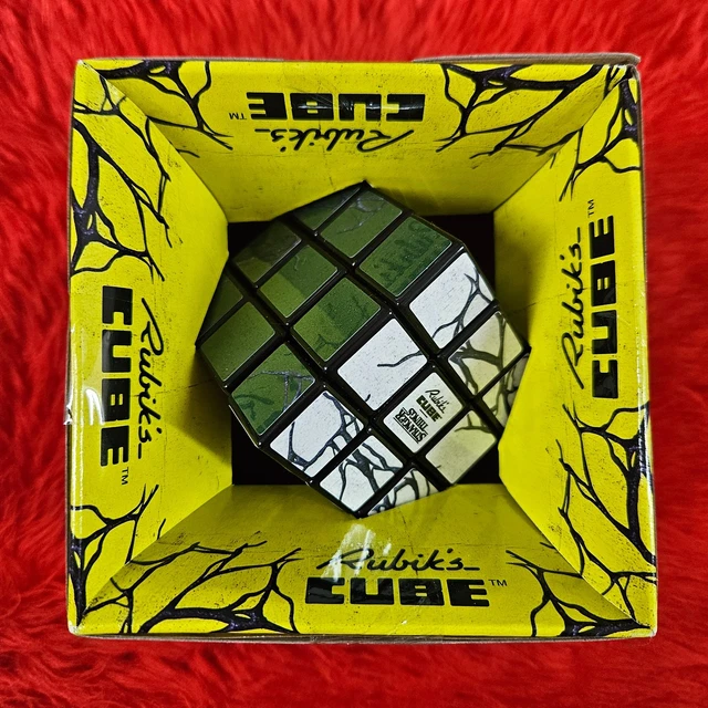 GENUINE ORIGINAL RUBIK'S CUBE STRANGER THINGS Puzzle Toy Crossed Vines ...