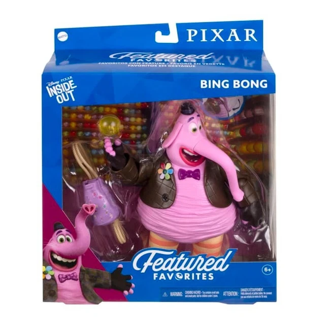 DISNEY PIXAR BING Bong Figure Inside Out Featured Favorites Mattel $15. ...