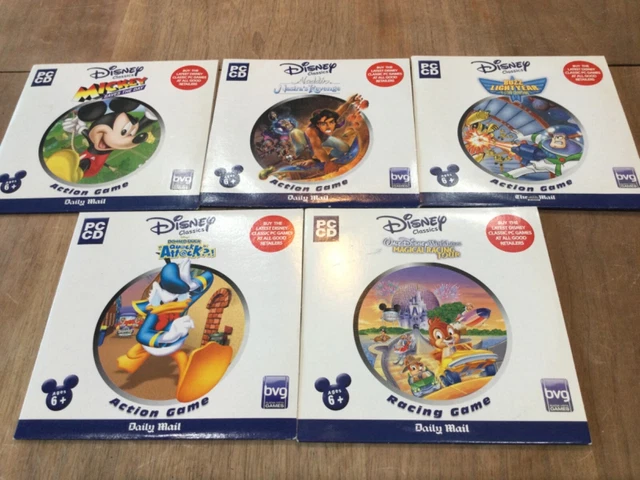 DISNEY CLASSICS DISNEY Action Racing Games PC CD ROM Bundle Daily Mail ...