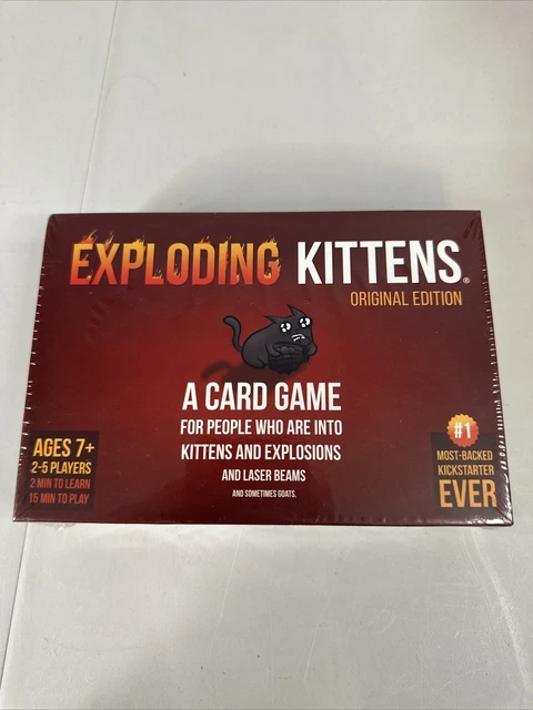 *NEW* THE ORIGINAL Exploding Kittens Card Game | Family Friendly Party ...