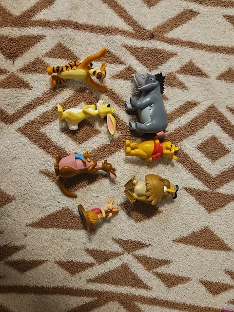 DISNEY WINNIE THE Pooh Piglet Tigger Eeyore Collectible Figures Play ...