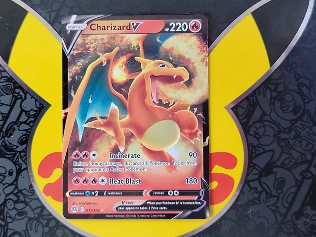 CHARIZARD V 017/172 Ultra Rare - 2022 Pokemon Brilliant Stars NM EUR 9 ...