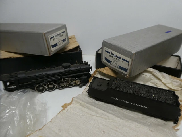 VINTAGE TENSHODO MOHAWK Nyc 482 Locomotive Train & Tender New York ...