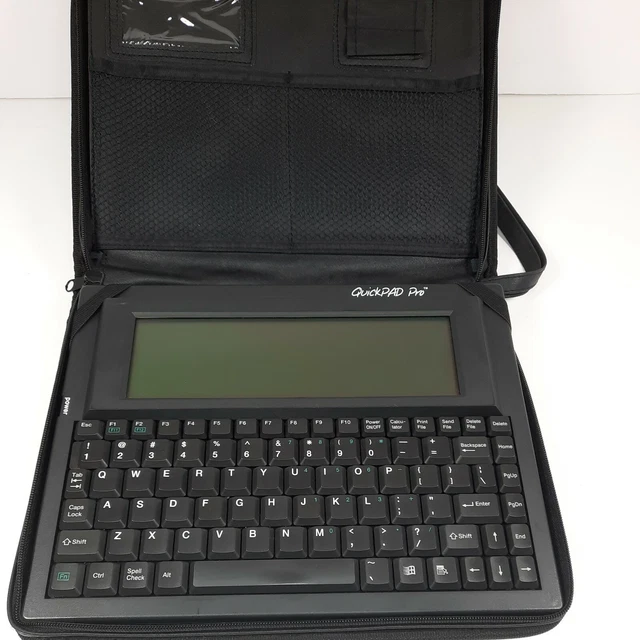 QUICKPAD PRO PORTABLE Word Processor System NOT WORKING for Parts ...