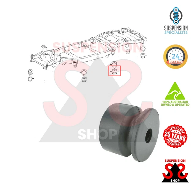 LOWER BUSHING, AXLE Beam Suit TOYOTA LandCruiser 4.5 D4-D (VDJ200 ...