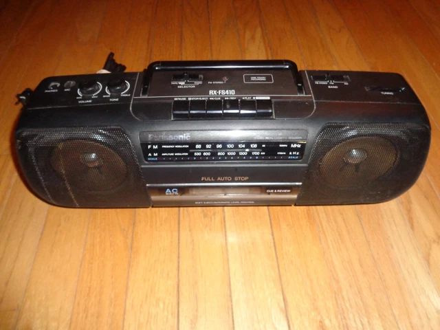 VINTAGE PANASONIC RX-FS410 Portable AM/FM Radio Cassette/Player ...