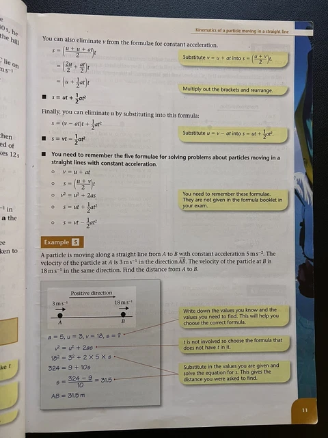EDEXCEL AS AND a Level Modular Mathematics Mechanics 1 M1 EUR 2,33 - PicClick IT