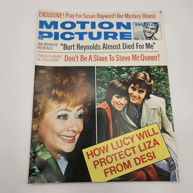 LUCILLE BALL DESI Arnaz Jr Motion Picture Magazine June 1973 Liza ...