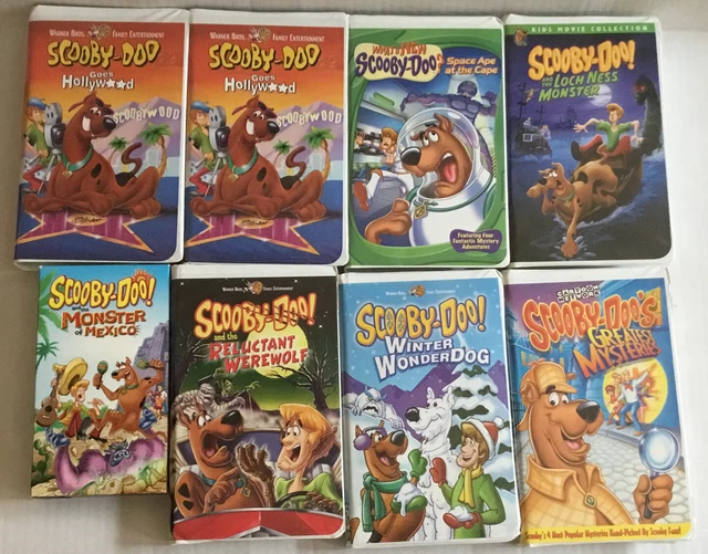 CLASSIC SCOOBY-DOO VHS Lot of 8 Cartoon Network Blockbuster Kids VTG ...