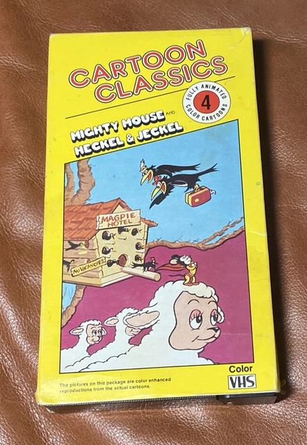 MIGHTY MOUSE - Cartoon Classics Mighty Mouse/Heckel VHS Rare Animate 4 ...
