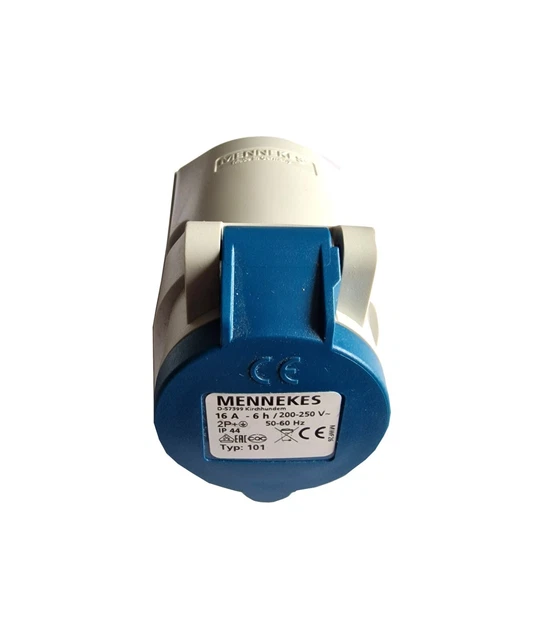 MENNEKES 16A 230V Ip44 Wall Mounted 3 Pin Commando Socket Outlet New ...