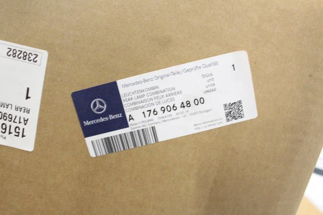 NEW GENUINE MERCEDES-BENZ W176 A-Class LH REAR Tail Lamp Unit ...