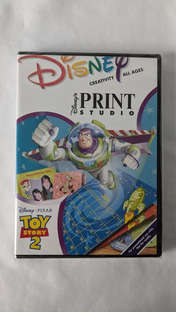 DISNEYS PRINT STUDIO Toy Story 2 Edition Vintage Crafts PC Software ...